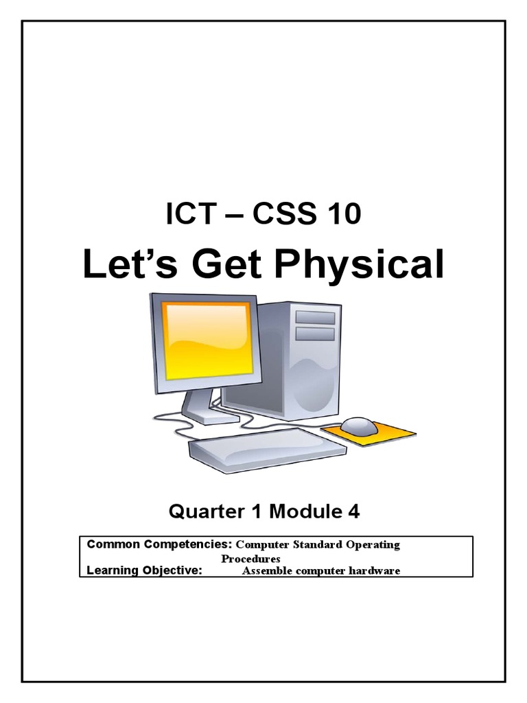 Let's Get Physical: Ict - Css 10 | PDF | Usb | Electrical Connector