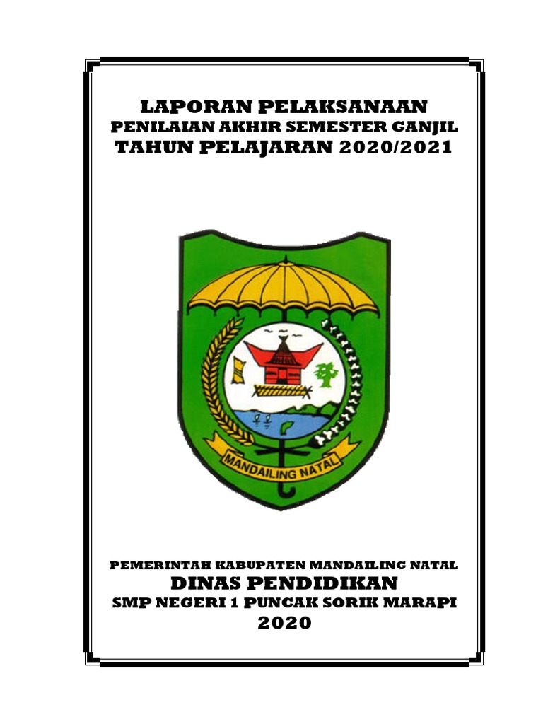 Laporan Pelaksanaan Pas 2020-2021 | PDF