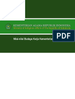 5 Nilai Budaya Kerja Kementerian Agama - .MHTML | PDF