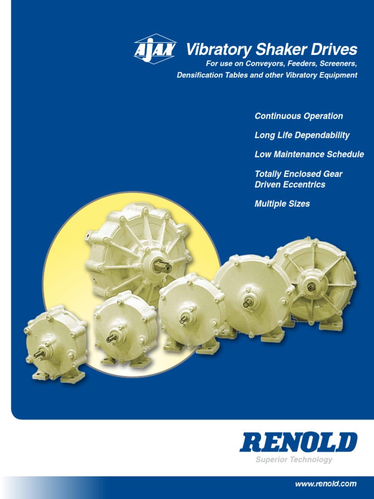 Vibratory Shaker Drives | PDF | Bearing (Mechanical) | Belt (Mechanical)