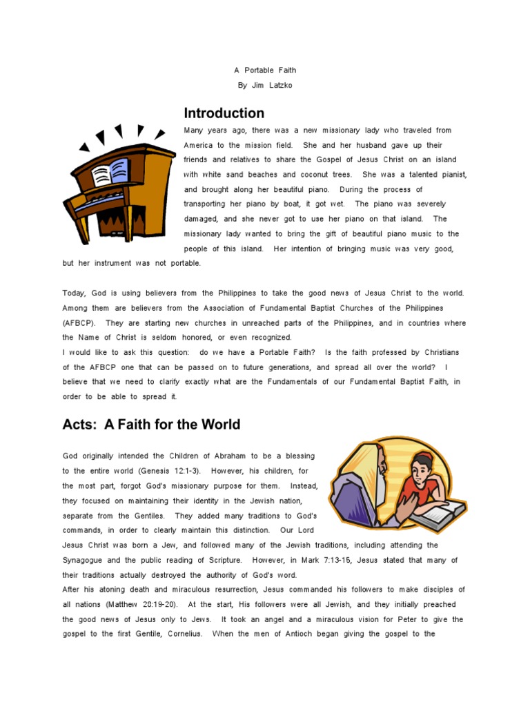 Jim Latzko Webinar Handout - Portable Faith 1.5 | Download Free PDF ...