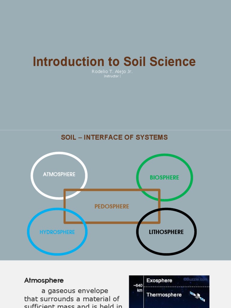 Lesson 1 Introduction To Soil Science | PDF | Soil | Igneous Rock