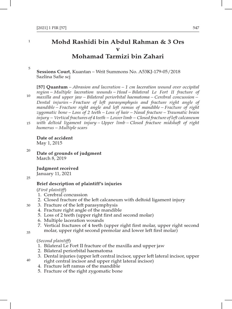 Mohd Rashidi Bin Abdul Rahman & 3 Ors V Mohamad Tarmizi Bin Zahari ...