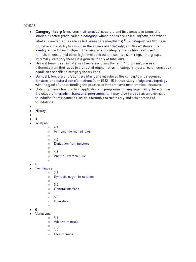 Category Theory Formalizes | PDF | Category Theory | Abstract Algebra