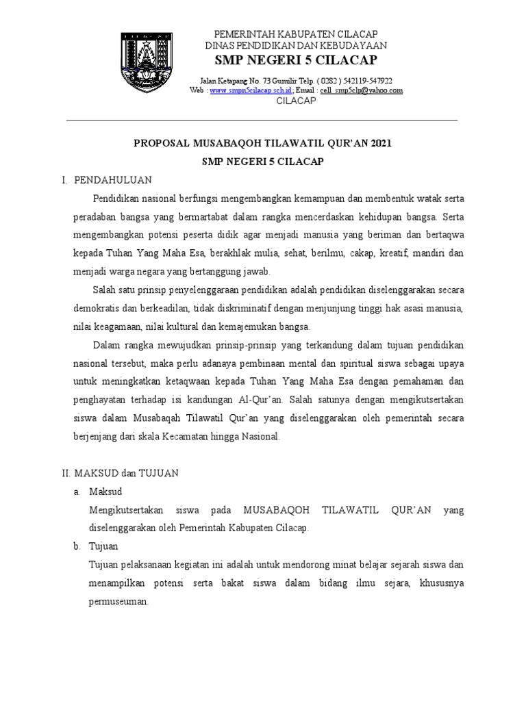 Proposal MTQ 2022 | PDF