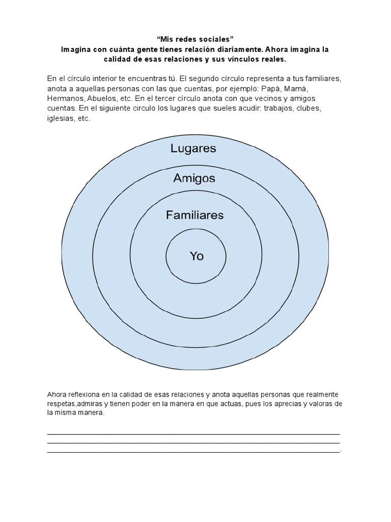 Mis Redes de Apoyo | PDF