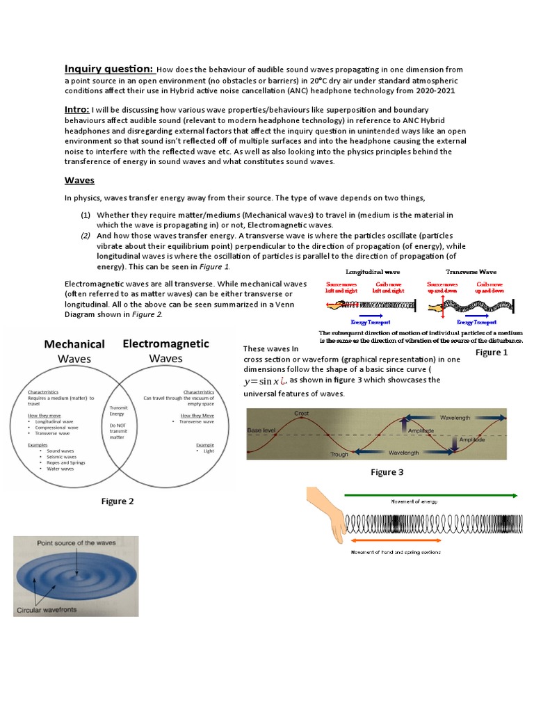 Physics Depth Study by 34846405 | PDF | Waves | Sound