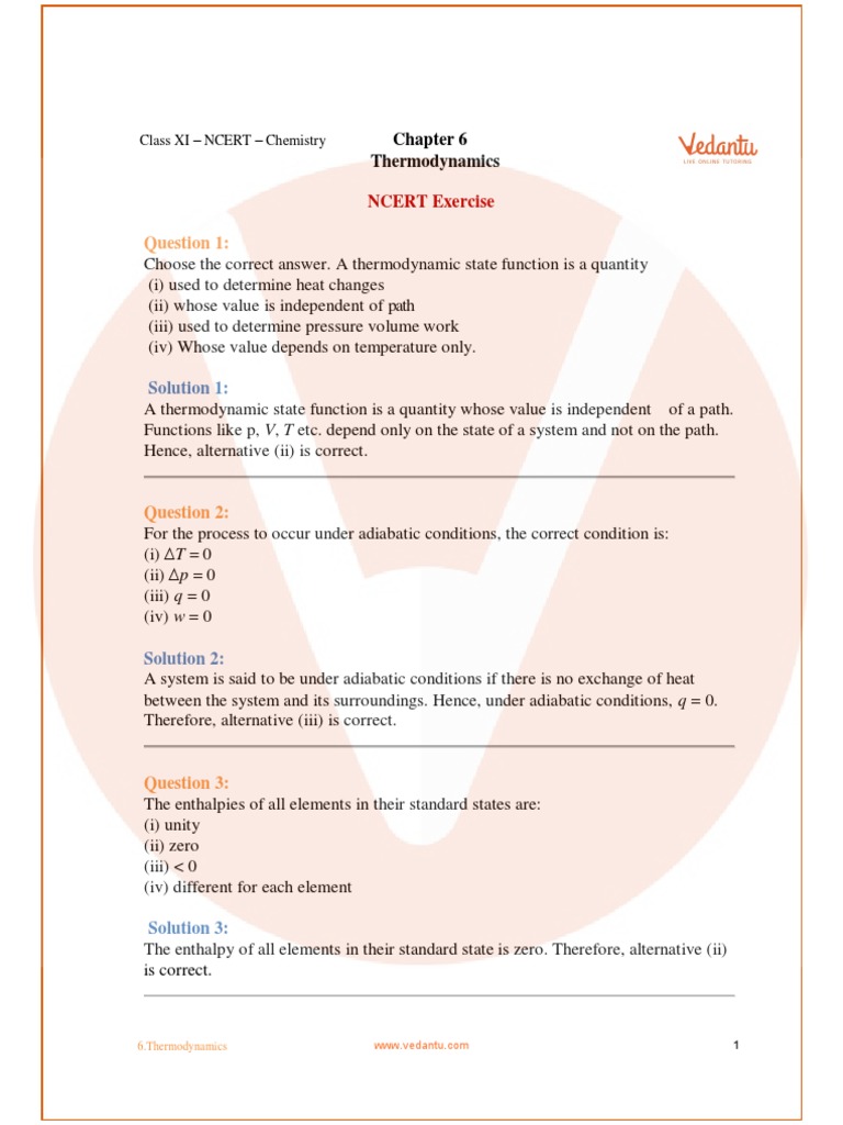 Chemistry Chapter 6 Thermo | PDF | Enthalpy | Heat