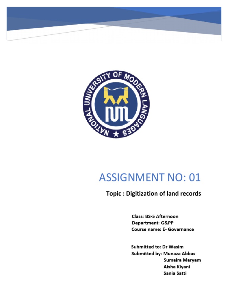 Digitization of Land Records | PDF | Geographic Information System ...