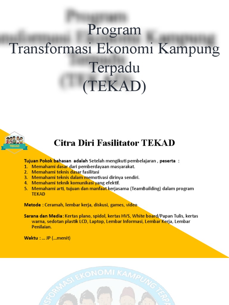 CITRA DIRI FASILITATOR TEKAD-Rhm-Lengkap | PDF