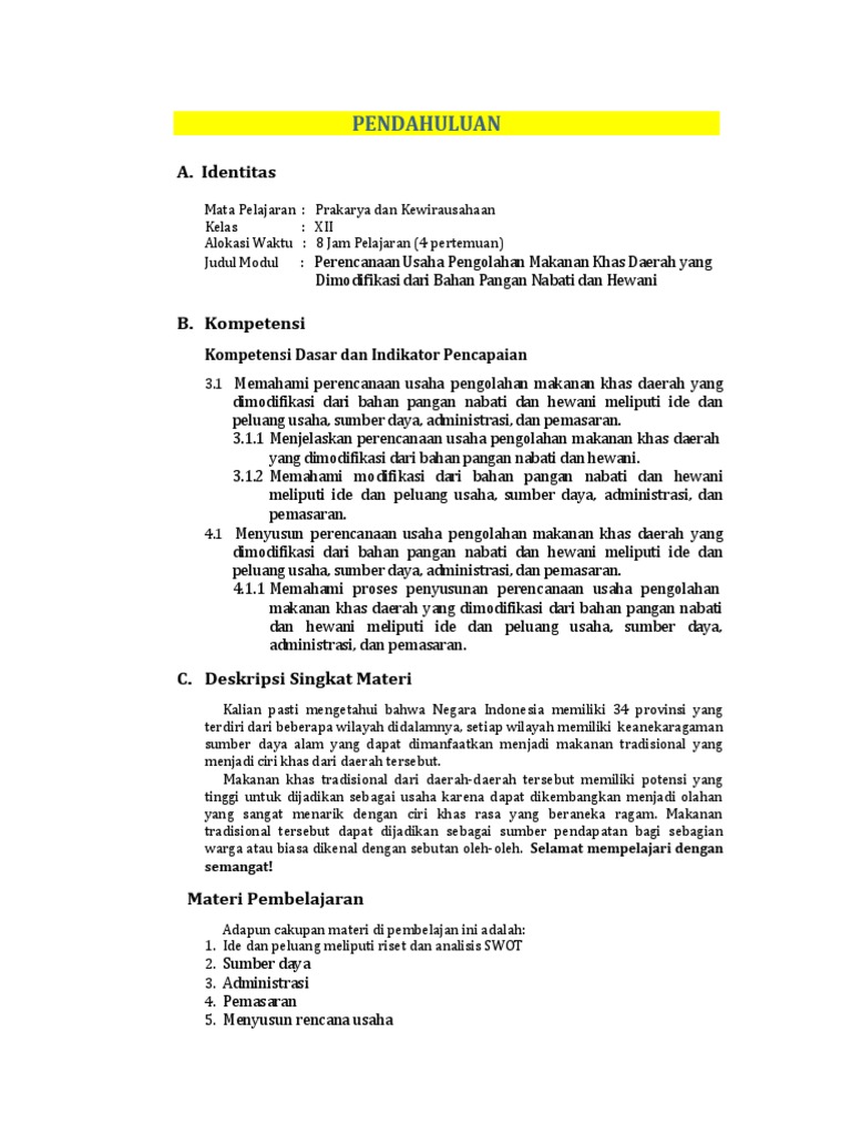 Materi KD Pengolahan | PDF