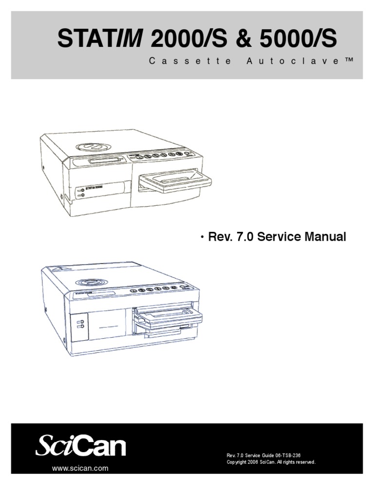 Statim 500 & 2000service Manual | PDF | Calibration | Thermocouple