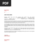 Template Surat Amaran | PDF