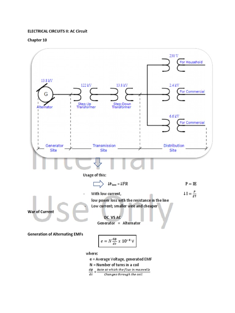 Understanding AC Circuits: Key Concepts and Formulas | PDF | Alternating Current | Sine