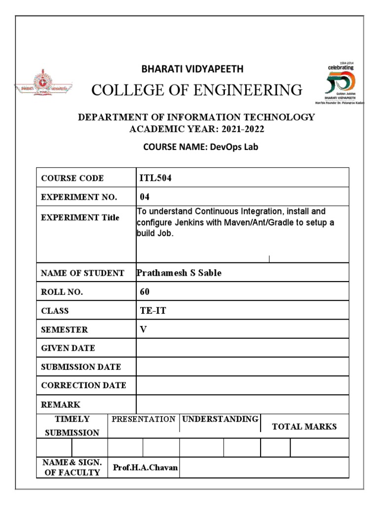 College of Engineering: Bharati Vidyapeeth | PDF | Software Development ...