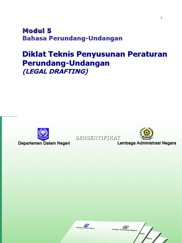 Modul 5 - Legal Drafting Certified | PDF
