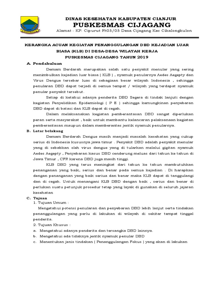Kak KLB DBD | PDF