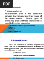 Types of Errors in Physics | PDF