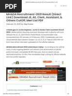 MHADA Mumbai - Document - List 2025 | PDF | Taxes | Payments