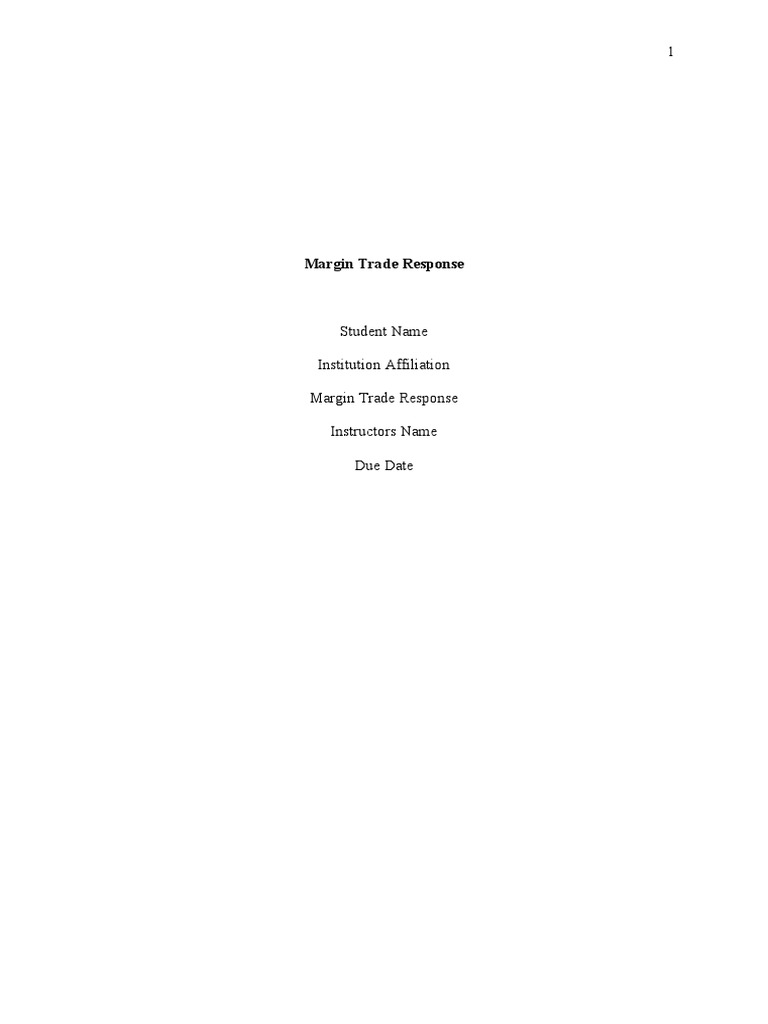 Margin Call Analysis for MSFT and JPM | PDF | Margin (Finance) | Stocks