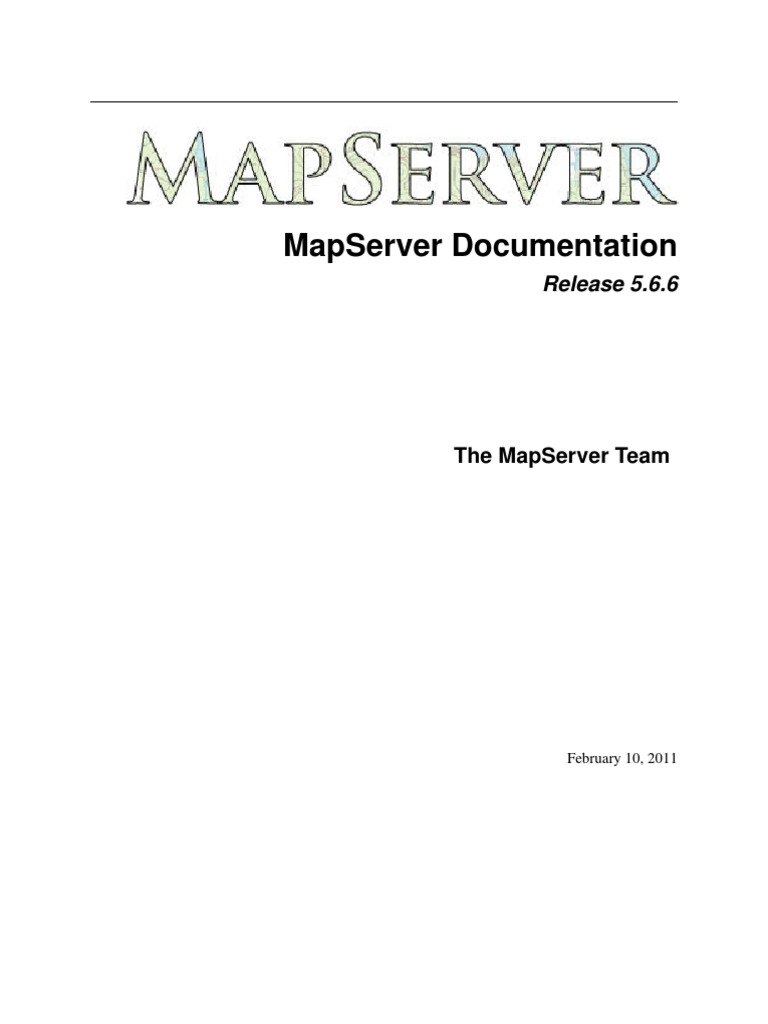 Map Server | PDF | Software Engineering | Computing
