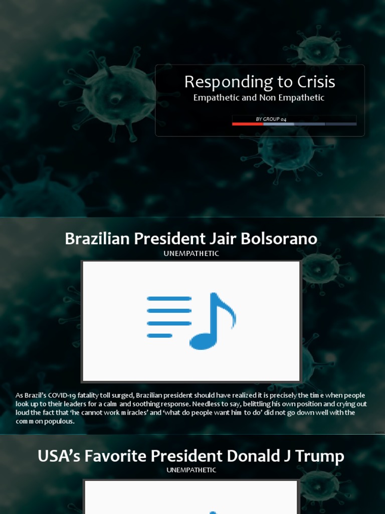 Responding To Crisis: Empathetic and Non Empathetic | PDF