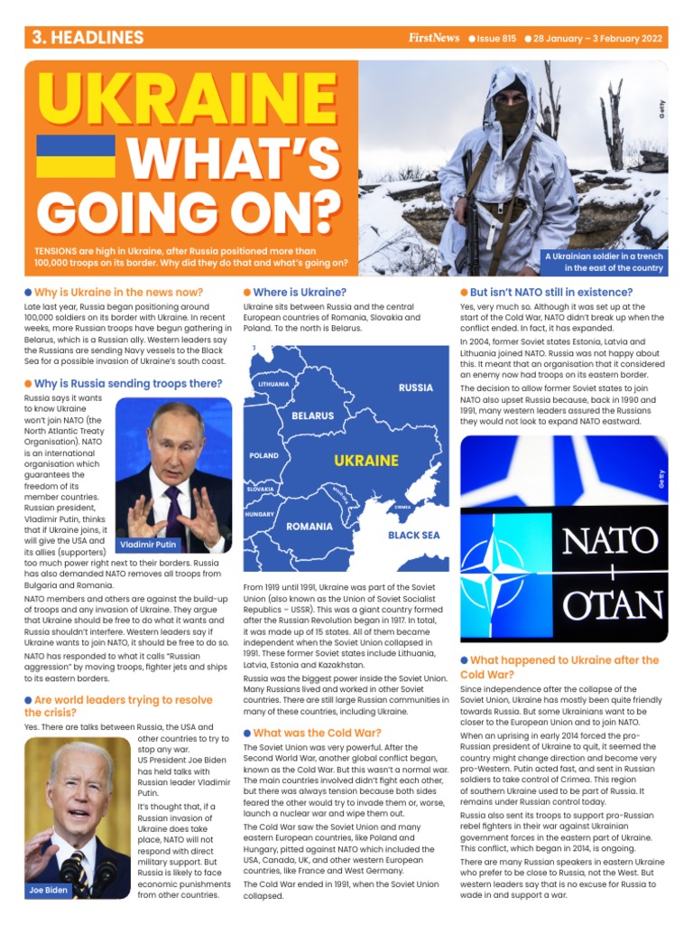 First News Ukraine Report | PDF | Ukraine | Soviet Union