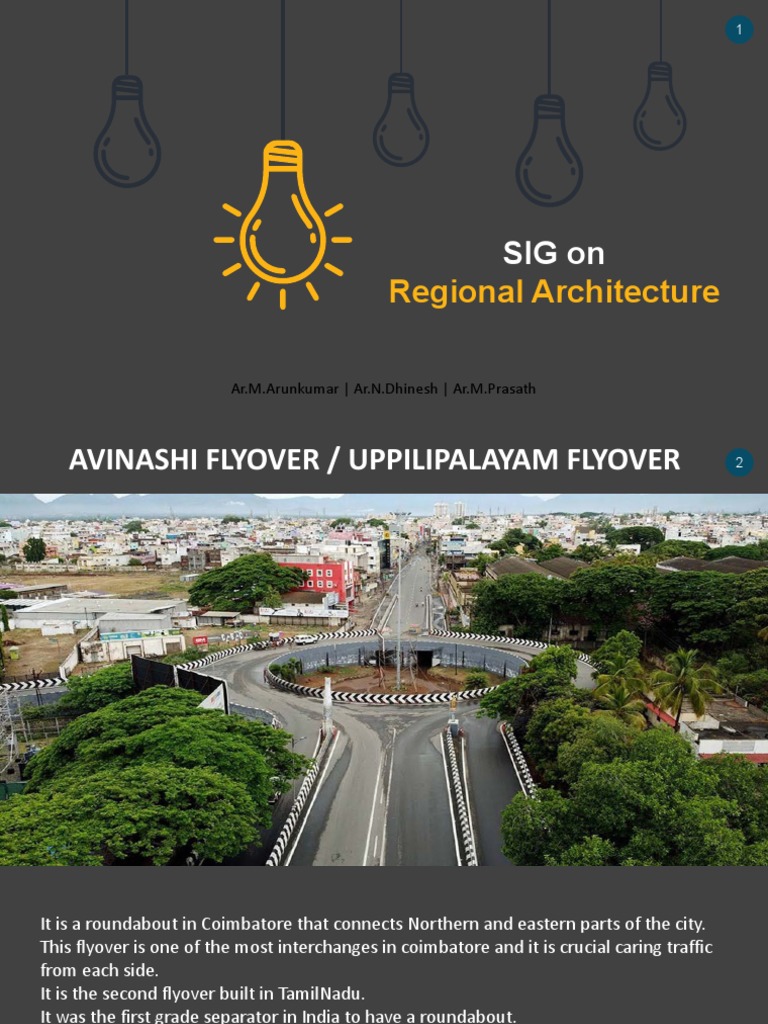 Regional Architecture - Avinashi Road Flyover | PDF