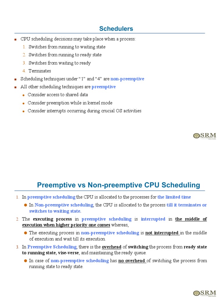 Unit 2-Part2 | PDF | Scheduling (Computing) | Process (Computing)