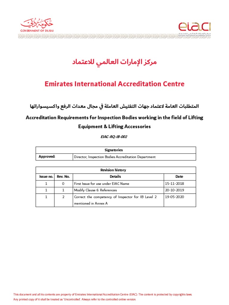 EIAC-RQ-IB-002 I1 Rev 2 1aWaExO | PDF | Crane (Machine ...