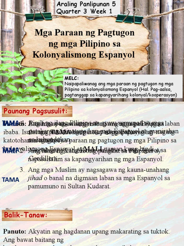 Ap Q3 Week 1 | PDF