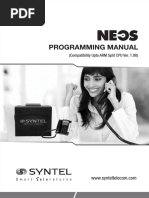 Programming Manual Neo S PDF | PDF | Session Initiation Protocol | Booting