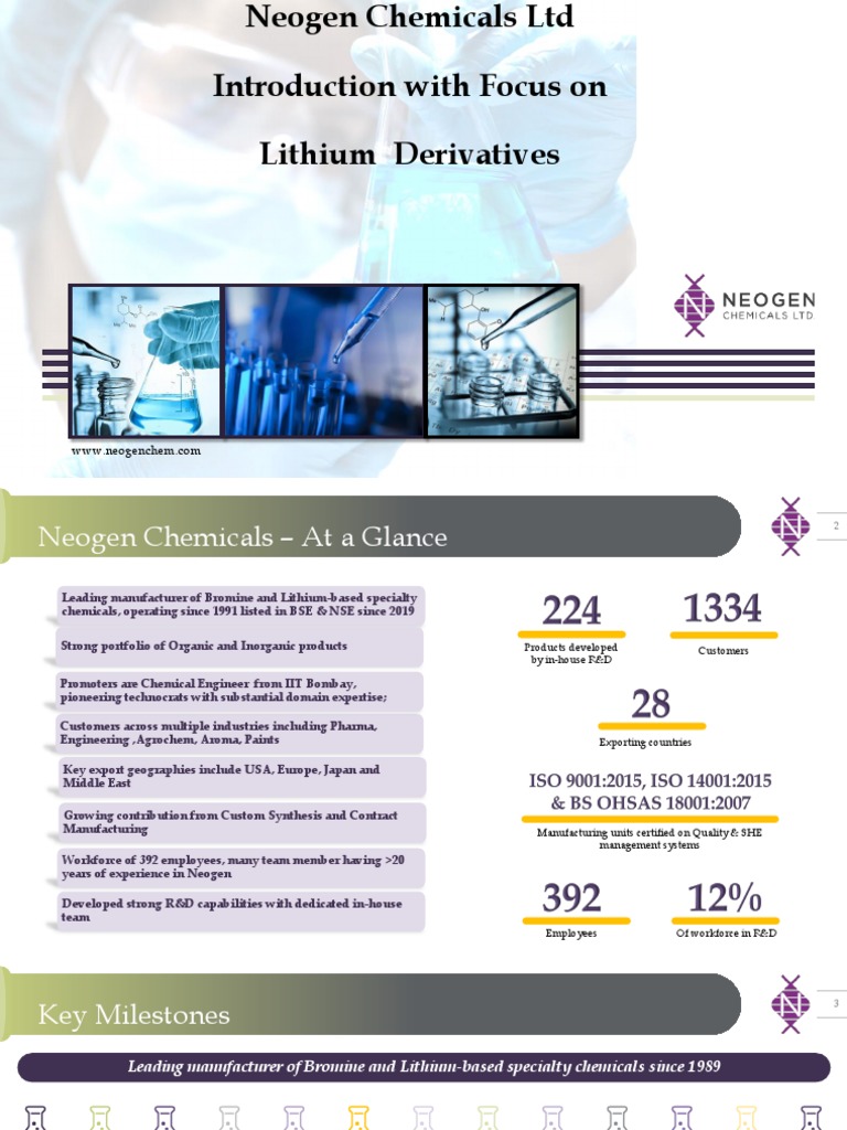 Neogen - Lithium Cell Materials For India | PDF | Lithium Ion Battery ...