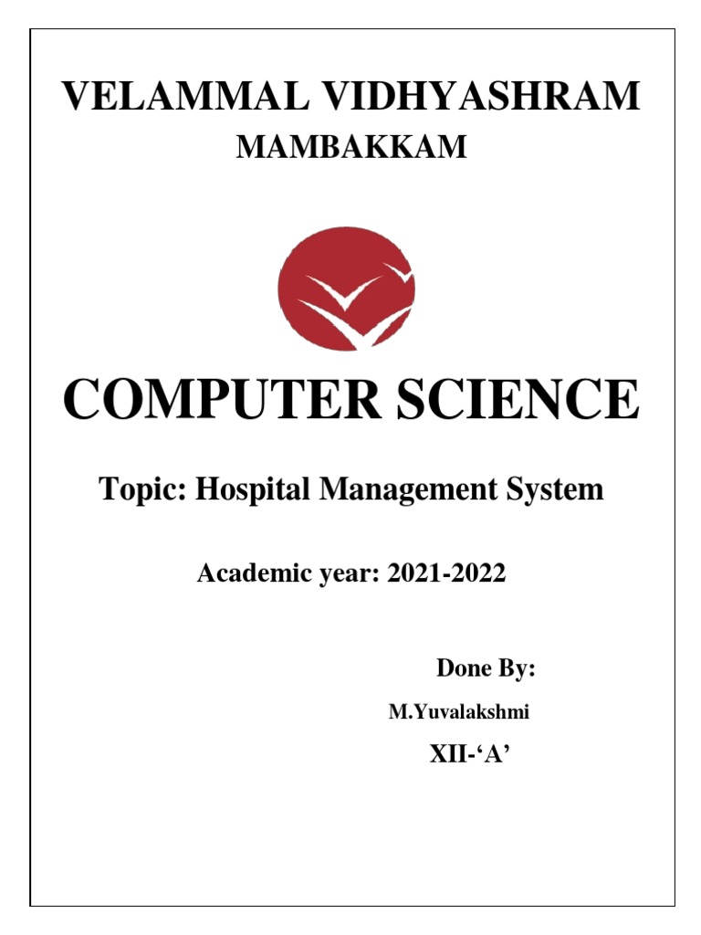 Hospital Management System | PDF | Databases | Sql