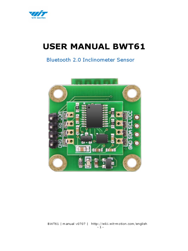 BWT61 Manual | PDF | Bluetooth | Android (Operating System)
