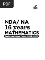 NDA Maths Formula Sheet | PDF