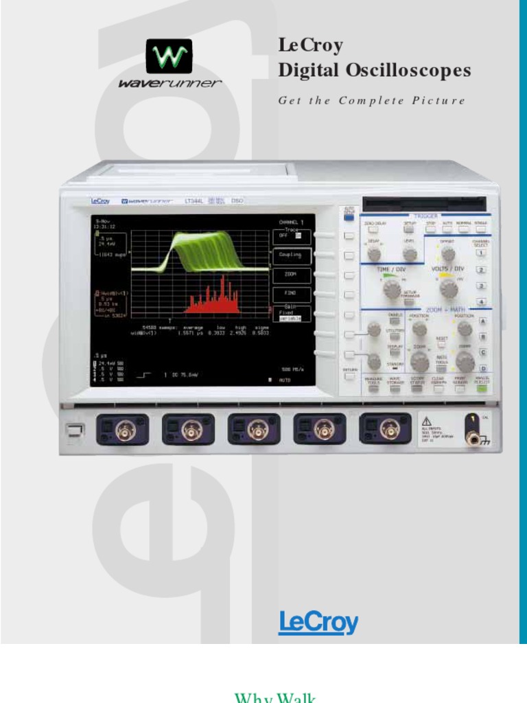 Lecroy Digital Oscilloscopes: Get The Complete Picture | PDF | Computer Engineering | Electronics
