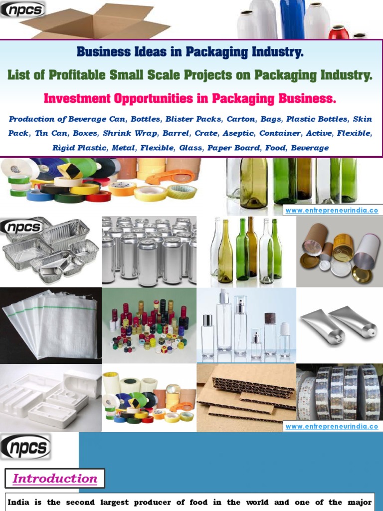 Profitable Packaging Ventures | PDF | Plastic | Packaging And Labeling