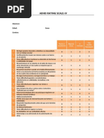 Test ASRS V1.1 (Versión Única) | PDF