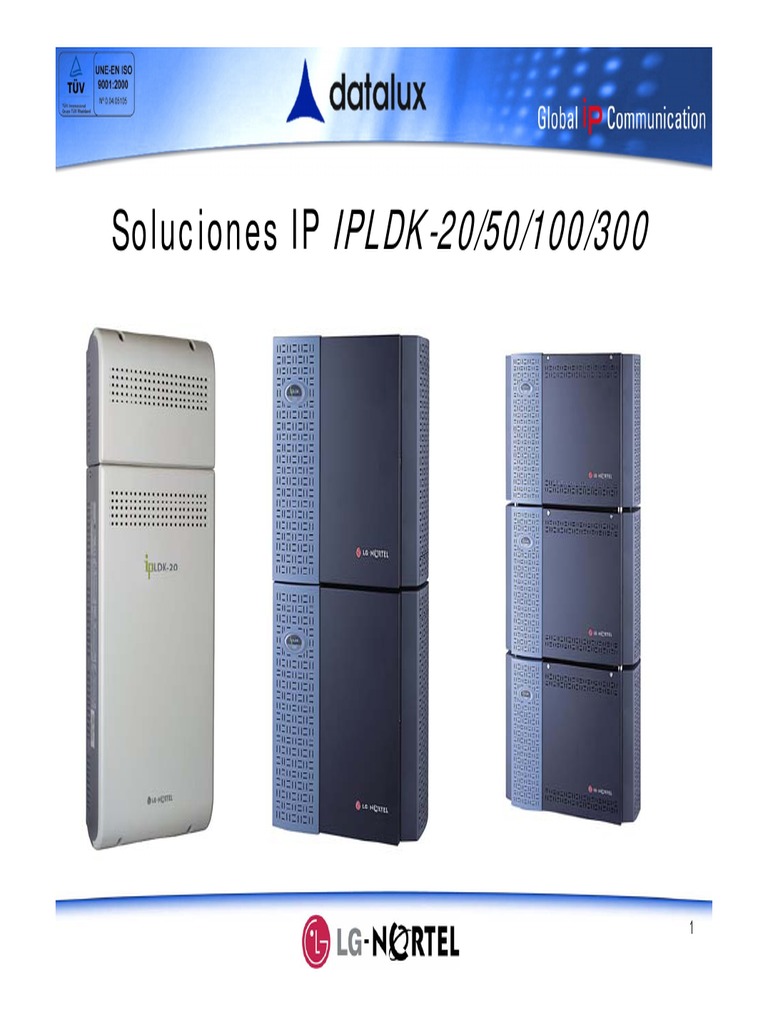 SolucionesIP Ipldk-50-100-300 | PDF | Dirección IP | Voz sobre IP