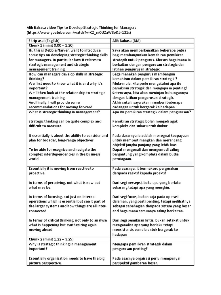 Objektif 3 - BM Running Scripts Edited | PDF