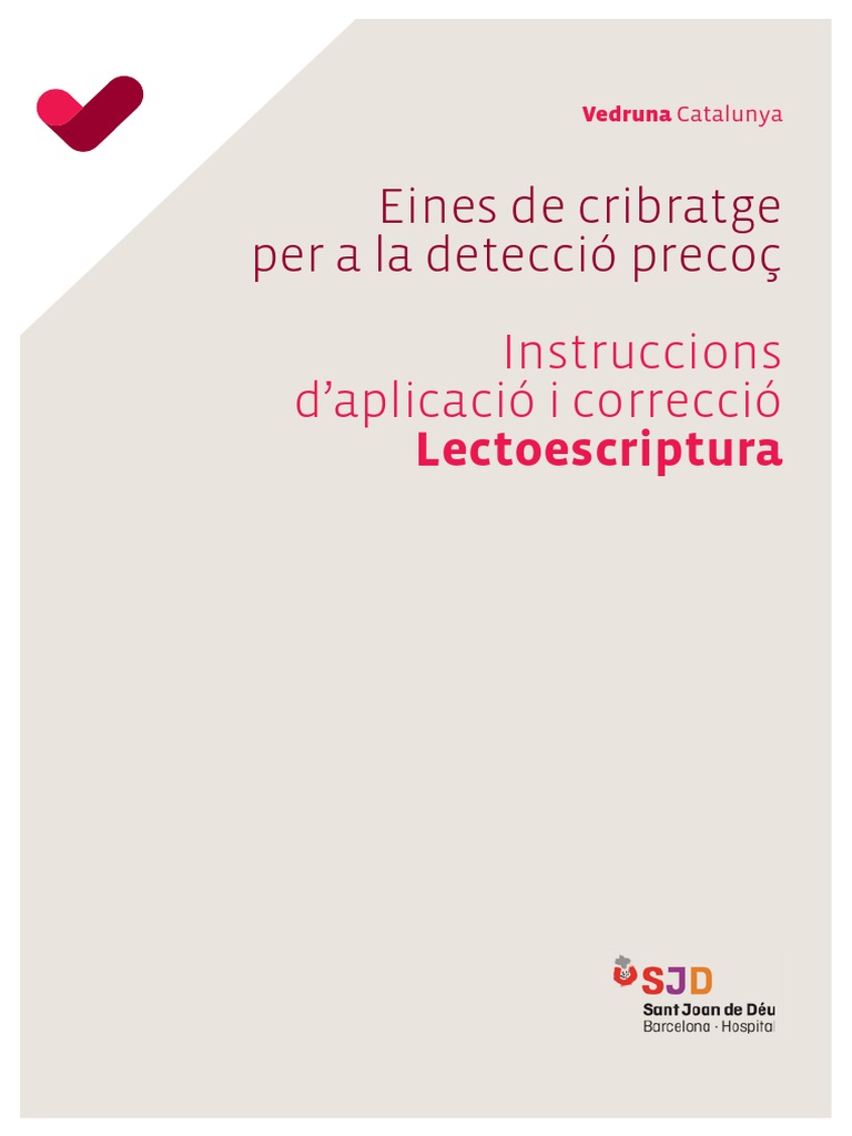 Instruccions Lectoescriptura | PDF