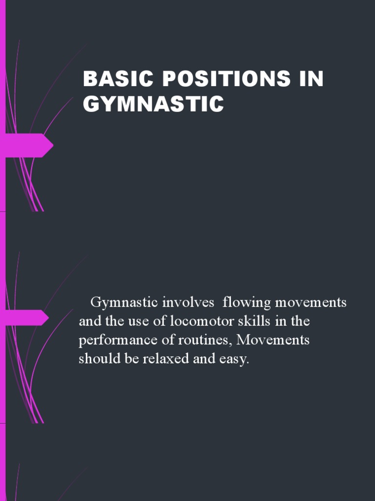 Basic Gymnastics Positions Explained | PDF | Hand | Foot