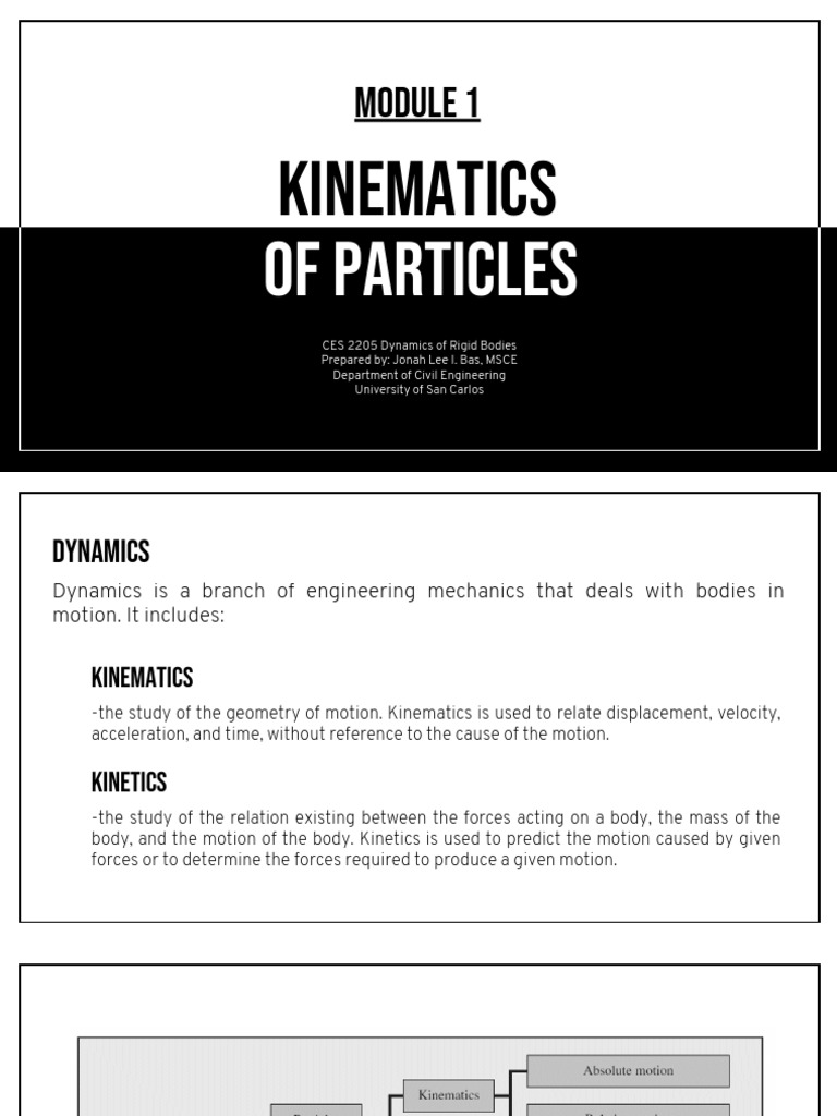 Lecture 1.1 Rectilinear Motion of Particles | PDF | Kinematics | Acceleration