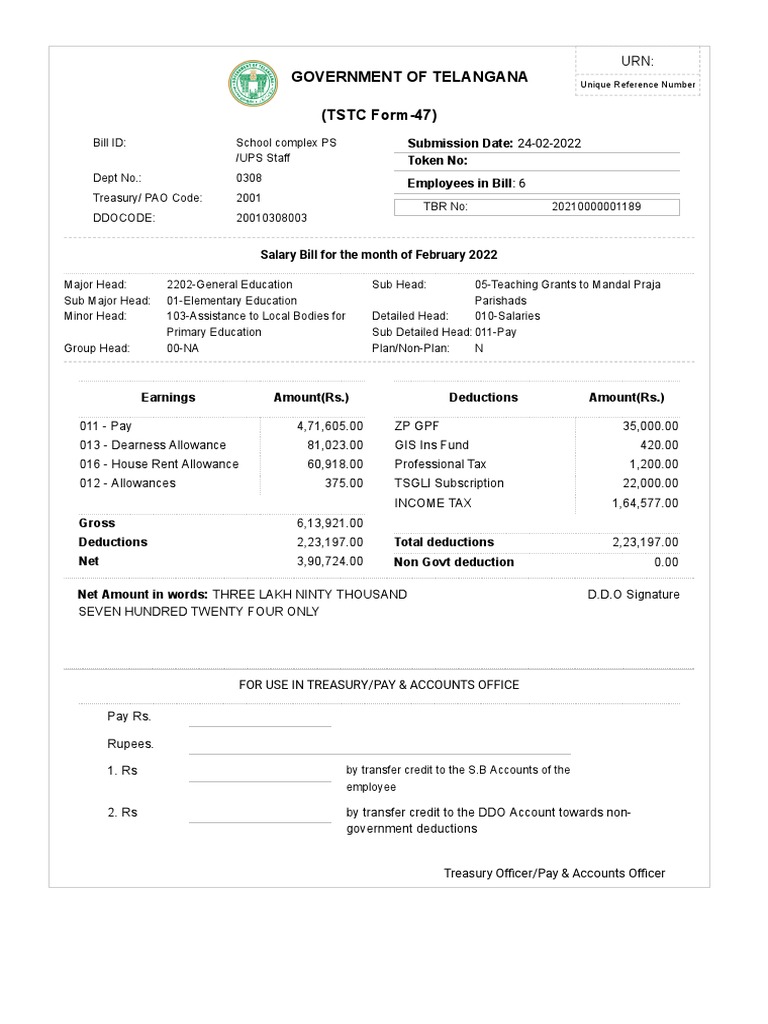 BM Complex Bill | PDF | Money | Government