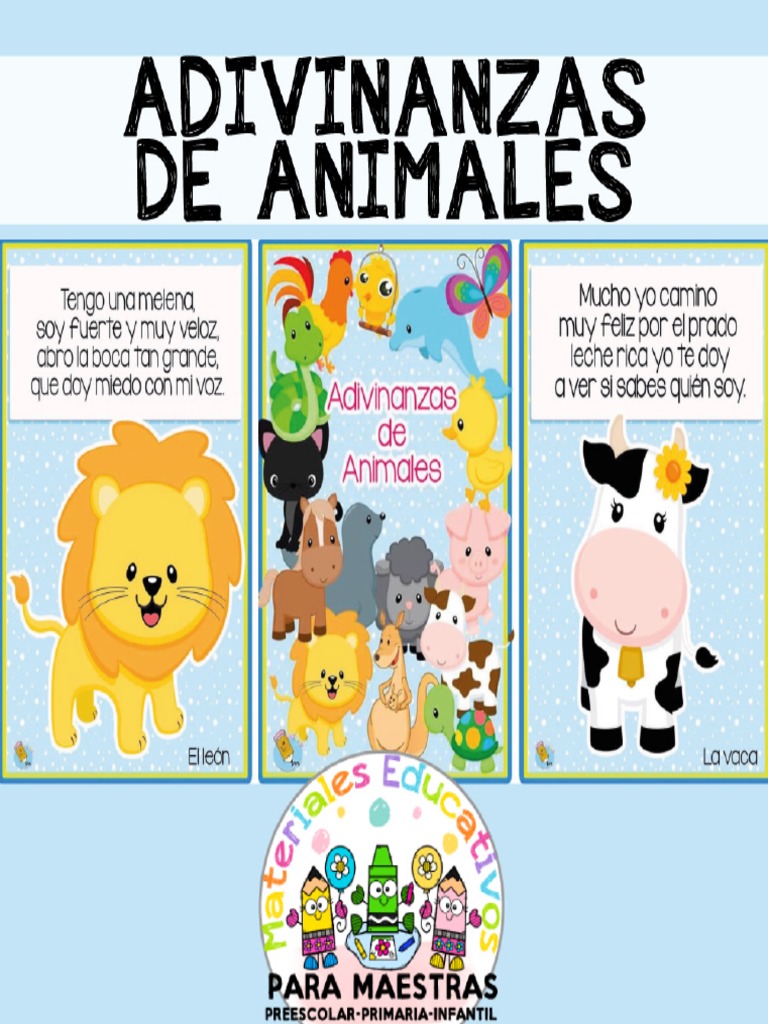 Adivinanzas de Animales para Niños | PDF
