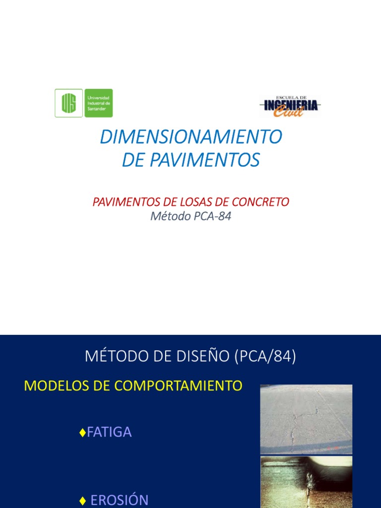 Edcastpi - Pavimento Rígido Método PCA | PDF | Transporte ferroviario ...