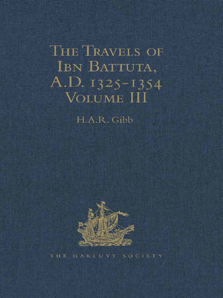 The Travels of Ibn Battuta-1325-1354-Volume-III | PDF