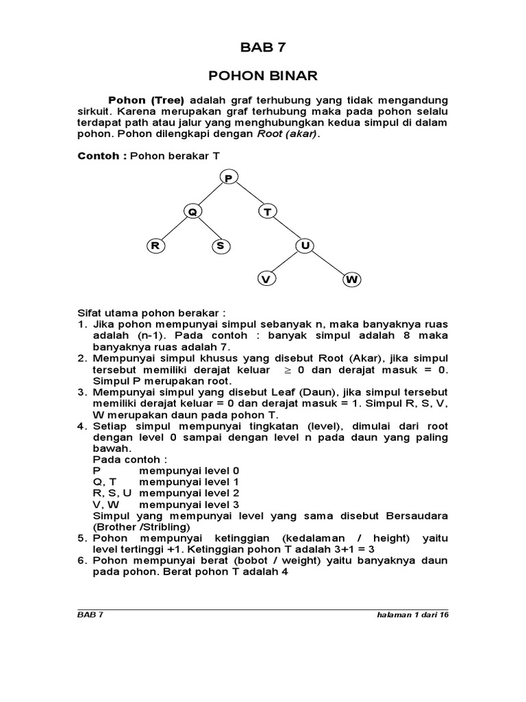 M13 - BAB 7 Binary Tree | PDF