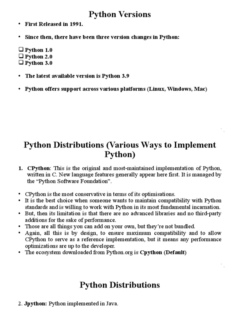 Installing Python and Python IDEs | PDF | Integrated Development Environment | Python ...